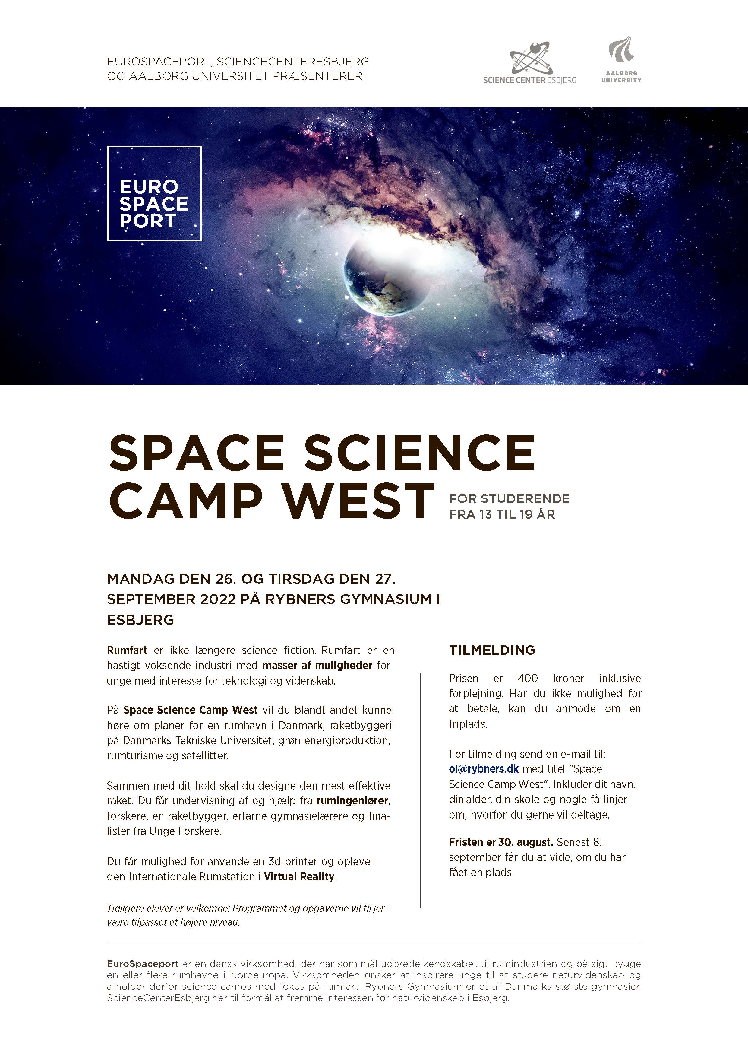 Space Science Camp West || EuroSpaceport || spaceport.eu